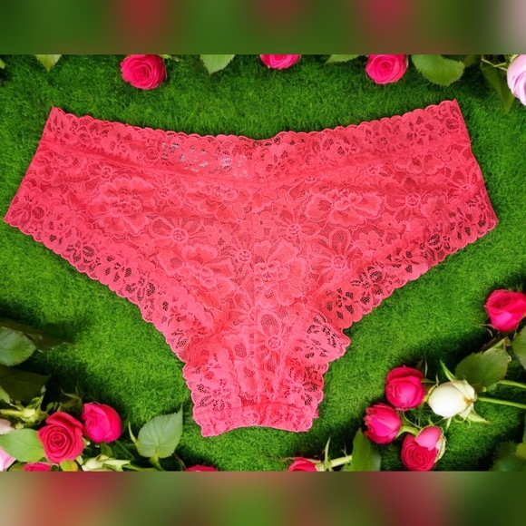 Victoria's Secret | Intimates & Sleepwear | Coral Lace Sexy Cheeky ...